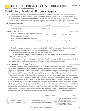 Fillable Online Form - SAP Appeal.docx Fax Email Print - pdfFiller