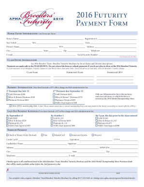 Fillable Online Horse Entry Information (one horse per form) Fax Email Print - pdfFiller