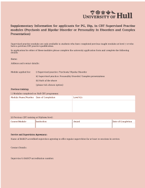Fillable Online www2 hull ac Managers Support Form - www2 hull ac Fax Email Print - pdfFiller