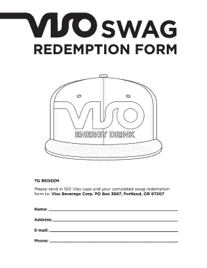 Fillable Online swag form Fax Email Print - pdfFiller