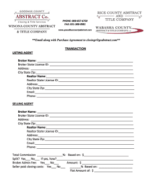 Fillable Online buyer closing information worksheet.doc Fax Email Print ...