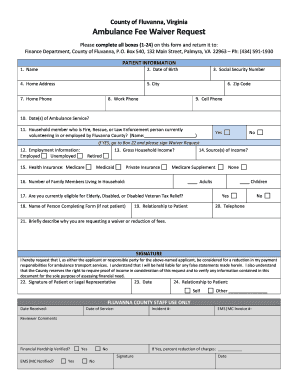 Fillable Online EMS Cost Recovery Program Fax Email Print - pdfFiller