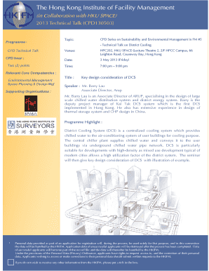 Fillable Online hkifm org Programme: Fax Email Print - pdfFiller