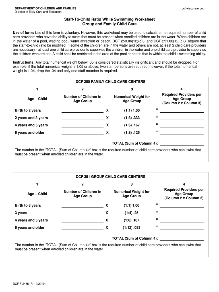 Dcf Ratio Worksheet - Fill Online, Printable, Fillable, Blank | pdfFiller