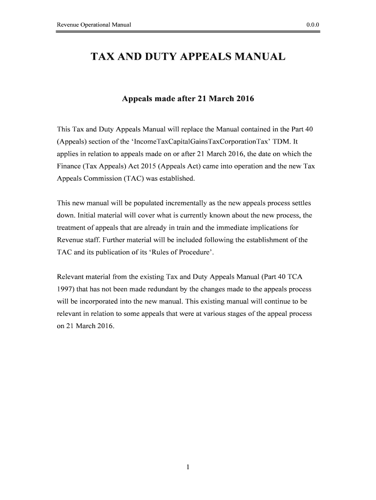 Fillable Online revenue Revenue Operational Manual Fax Email Print - pdfFiller