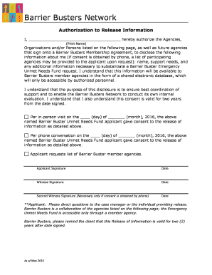 Fillable Online ewashtenaw Barrier Buster Fax Email Print - pdfFiller