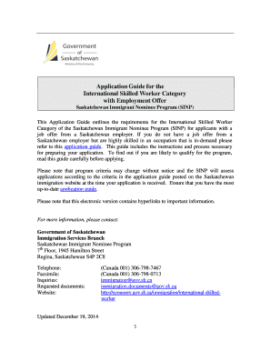 Fillable Online International Skilled Worker Category Fax Email Print ...