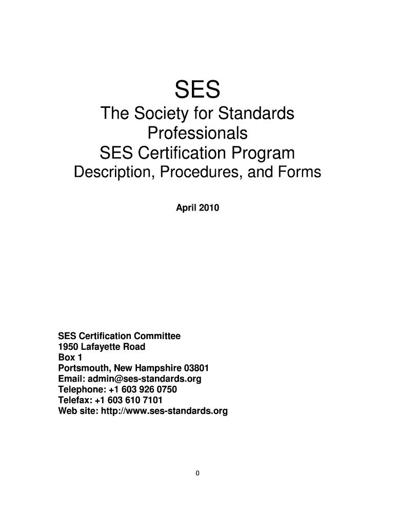 Fillable Online ses-standards The Society for Standards - ses-standards ...