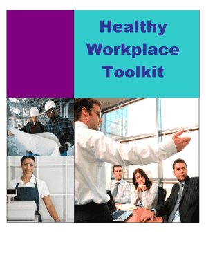 Fillable Online Workplace Toolkit - Algoma Public Health Fax Email ...