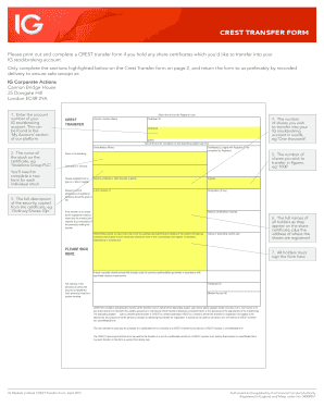 Fillable Online a c-dn CREST TRANSFER FORM - a.c-dn.net - a c-dn Fax ...