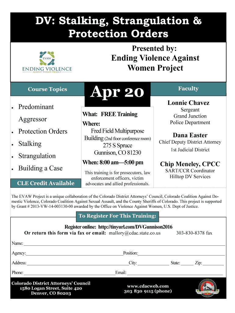 Fillable Online Apr 20 - CDAC Fax Email Print - pdfFiller