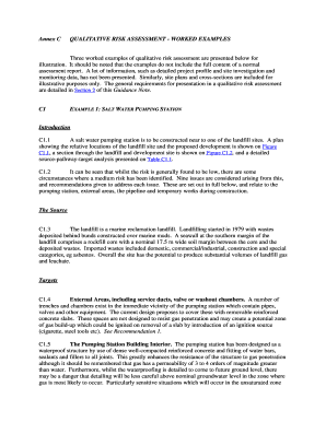 Fillable Online QUALITATIVE RISK ASSESSMENT - WORKED EXAMPLES Fax Email ...