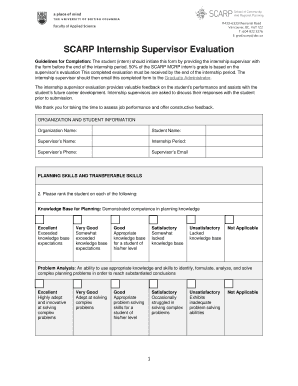 Fillable Online scarp ubc E: grad.scarp ubc.ca SCARP Internship ...