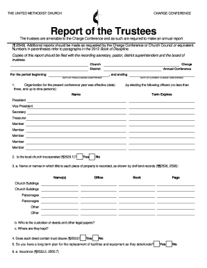 Fillable Online Report of the Trustees - Western North Carolina ...