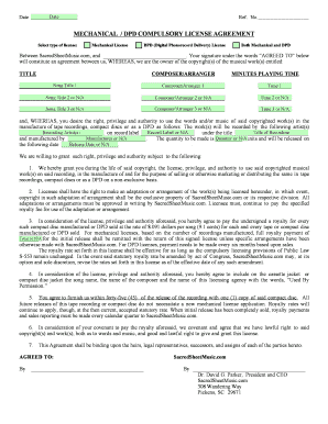 48+ Free Editable License Agreement Templates in MS Word [DOC] | pdfFiller