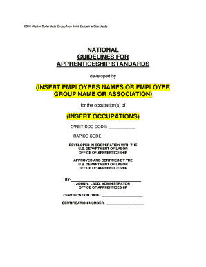 Fillable Online doleta (INSERT OCCUPATIONS) - doleta Fax Email Print - pdfFiller