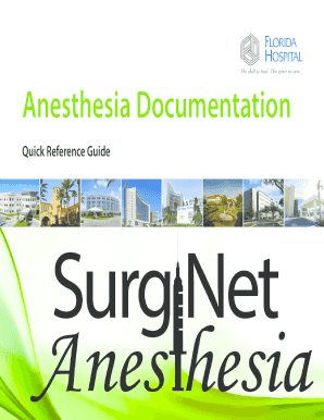 Fillable Online Anesthesia Documentation Fax Email Print - pdfFiller