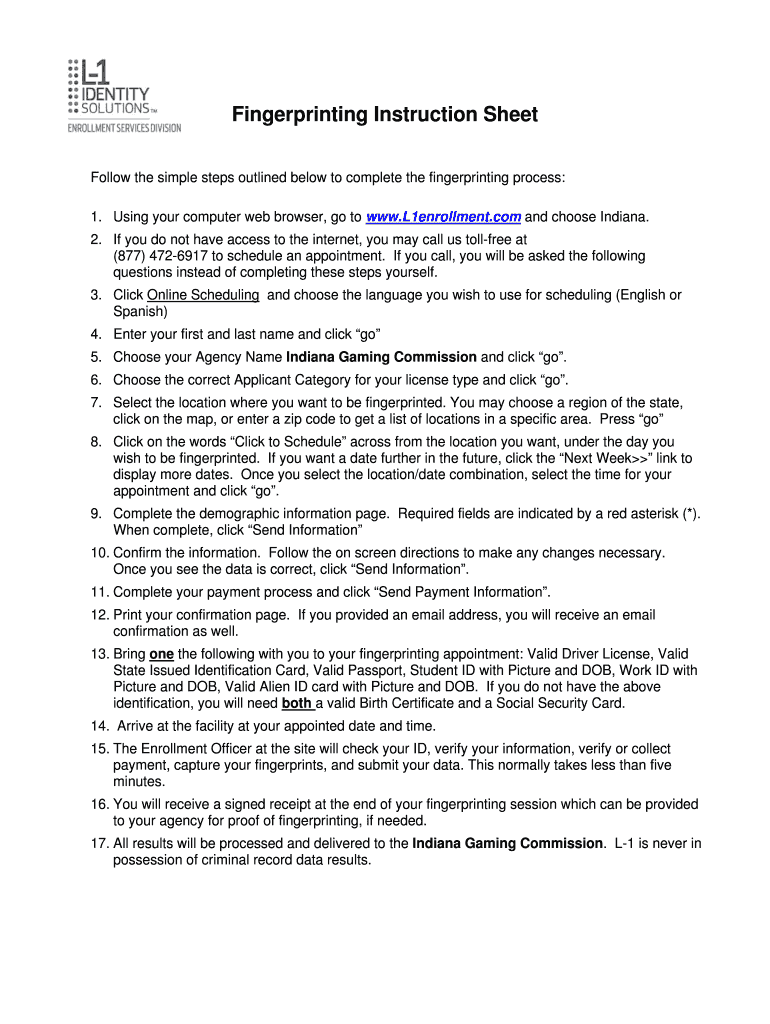 Fillable Online in Fingerprint Instruction Sheet.doc Fax Email Print ...