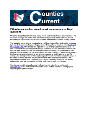 fmla forms for family member Templates - Fillable & Printable Samples ...