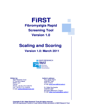 Fillable Online Fibromyalgia Rapid Fax Email Print - pdfFiller