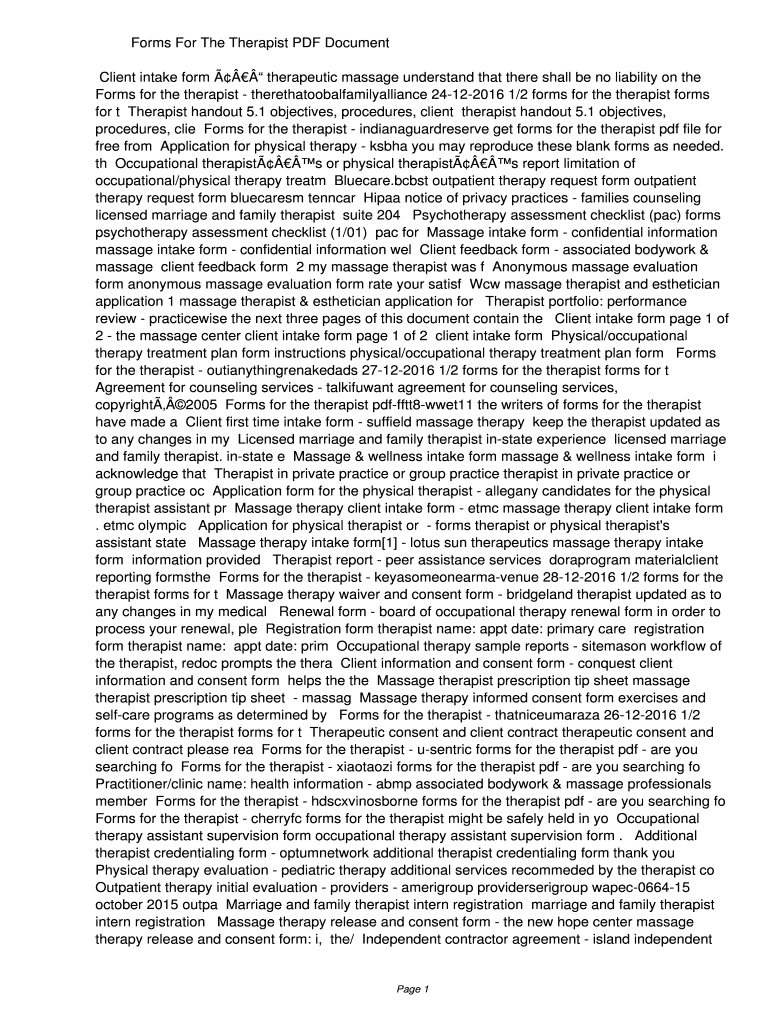 Fillable Online itej Forms For The Therapist PDF 29c18bec3409b88e81730686c830e5e7. Forms For The ...