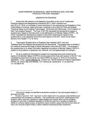 Fillable Online QUESTIONNAIRE ON GRAPHICAL USER INTERFACE (GUI), ICON ...