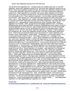 Fillable Online qeqt Soccer Team Registration Sample Forms PDF ...