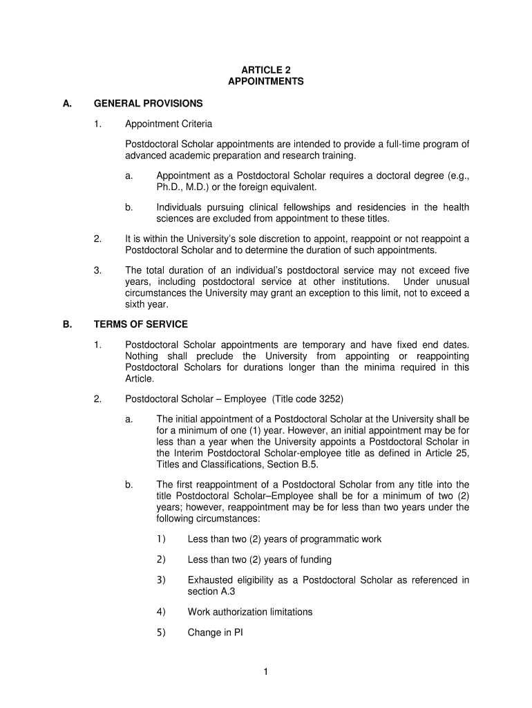 Fillable Online Appointment Criteria Fax Email Print - pdfFiller