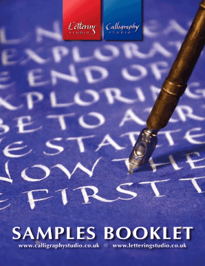 Fillable Online SAMPLES BOOKLET Fax Email Print - pdfFiller