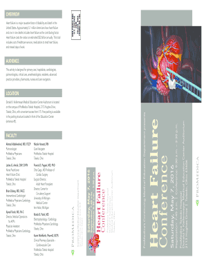 Fillable Online promedica Heart Failure - ProMedica - promedica Fax ...
