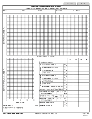 Fillable Online publications usace army ENG Form 2089 Triaxial ...