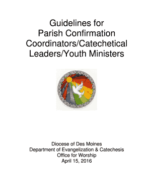 Fillable Online Parish Confirmation Fax Email Print - pdfFiller