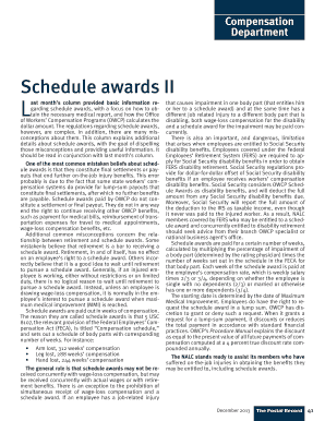Fillable Online Schedule awards II Fax Email Print - pdfFiller