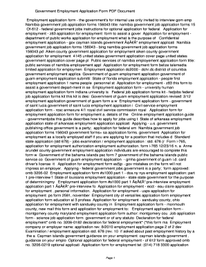 Fillable Online yhrun Government Employment Application Form PDF ...