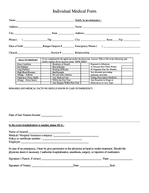 Fillable Online images pcmac Individual Medical Form - PC MAC - images pcmac Fax Email Print ...
