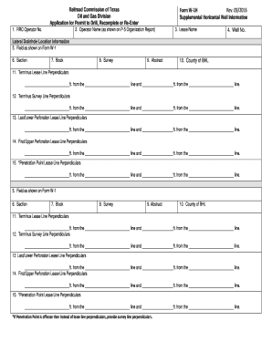 Fillable Online Application for Permit to Drill, Recomplete or Re-Enter ...