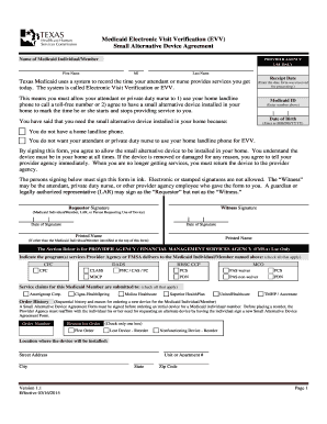 Fillable Online texaschildrenshealthplan Medicaid Electronic Visit ...