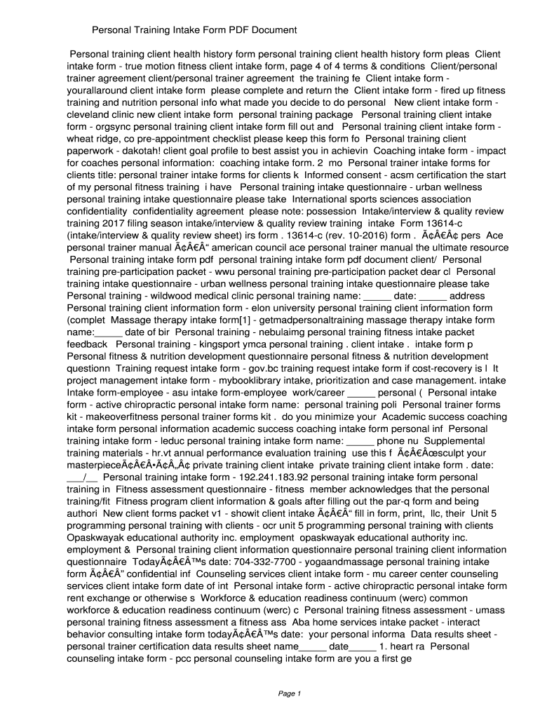 Fillable Online cddg Personal Training Intake Form PDF 22d66178bf3f1e3068fc528e7aa655bc ...