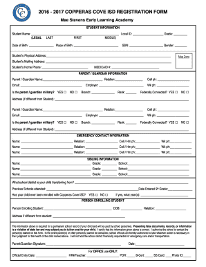 Fillable Online YES - Copperas Cove ISD Fax Email Print - pdfFiller