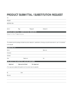 Fillable Online Submittal Sheet - BuildSite Fax Email Print - pdfFiller