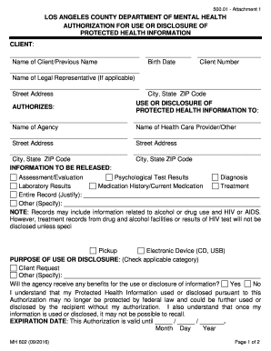 Fillable Online lacdmh lacounty LOS ANGELES COUNTY DEPARTMENT OF MENTAL HEALTH ... - lacdmh ...