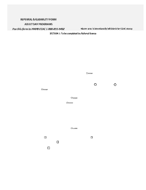 Fillable Online adp-hnhb REFERRAL & ELIGIBILITY FORM ADULT DAY PROGRAMS ...