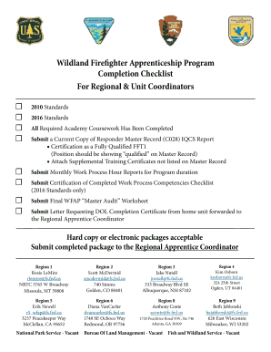 Fillable Online nafri Wildland Firefighter Apprenticeship Program Fax ...