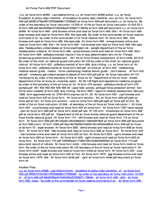 Fillable Online qaic Air Force Form 469 PDF ...