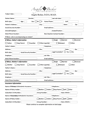 Fillable Online Becker form Fax Email Print - pdfFiller