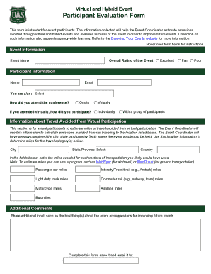 Fillable Online fs fed USFS Virtual and Hybrid Event Participant ...