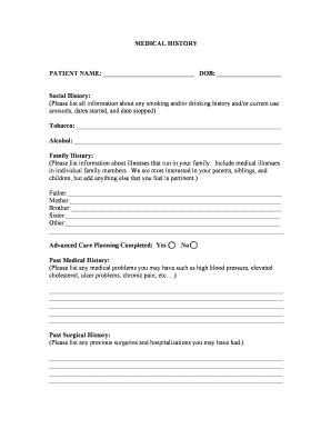 Fillable Online PATIENT NAME: DOB: Fax Email Print - pdfFiller