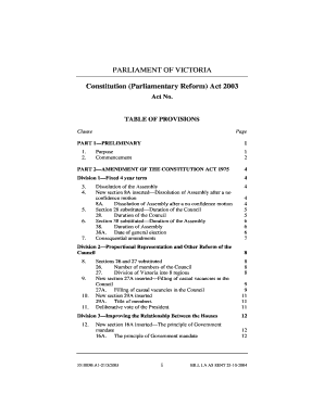 Fillable Online legislation vic gov PART 2 AMENDMENT OF THE ...