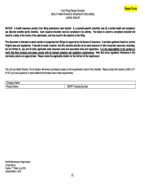 Fillable Online scc virginia Form Filing Review Checklist Fax Email Print - pdfFiller
