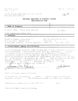 Fillable Online National Register: National Register - focus.nps.gov ...